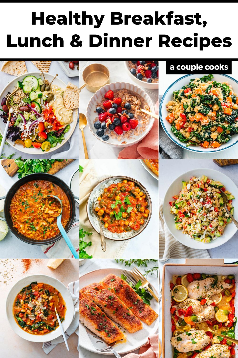 50 Healthy Recipes to Try in 2026 – A Couple Cooks