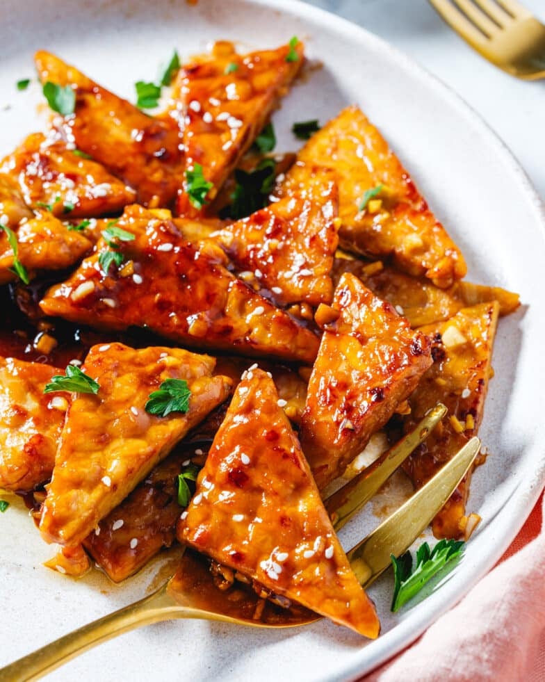 Marinated Tempeh – A Couple Cooks
