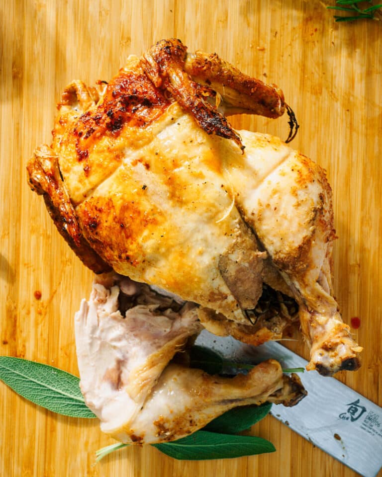 How to Carve a Chicken – A Couple Cooks