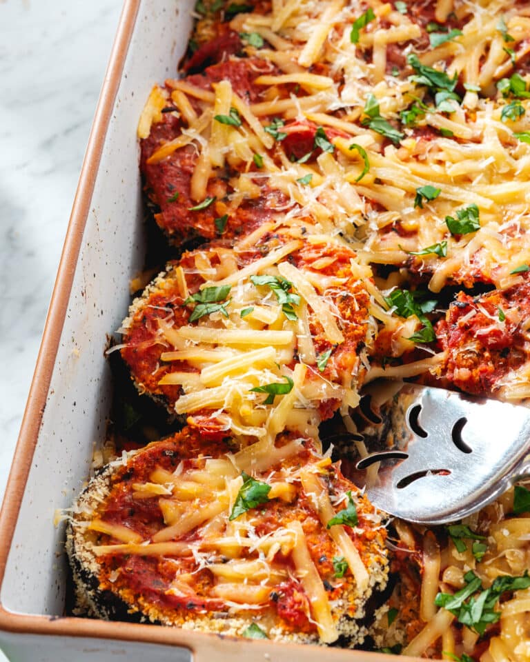 Vegan Eggplant Parmesan – A Couple Cooks