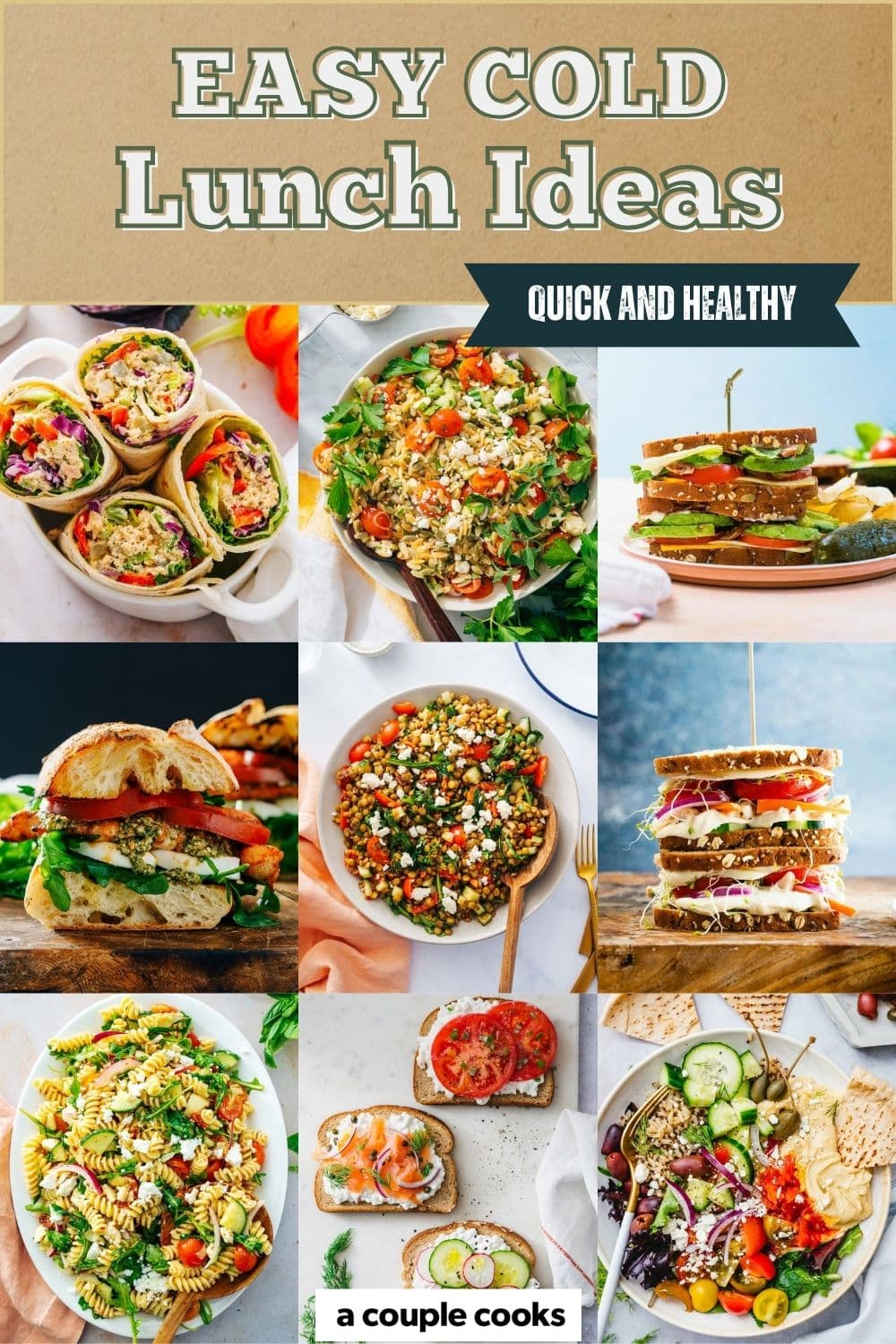 25 Cold Lunch Ideas – A Couple Cooks