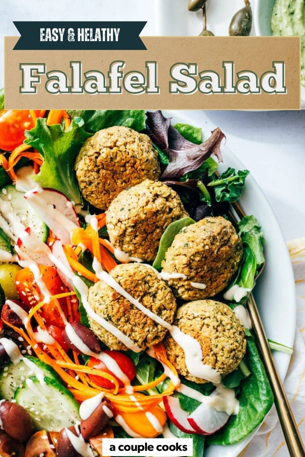 Falafel Salad – A Couple Cooks