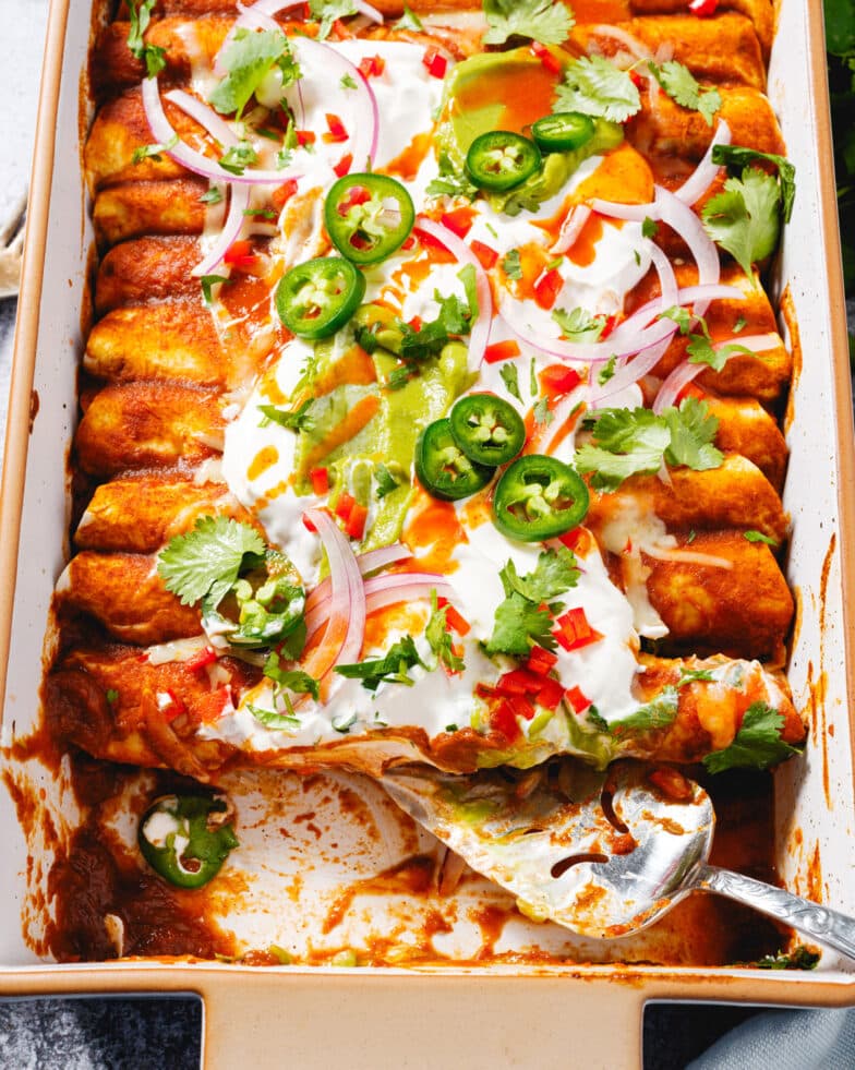 Cheese Enchiladas – A Couple Cooks