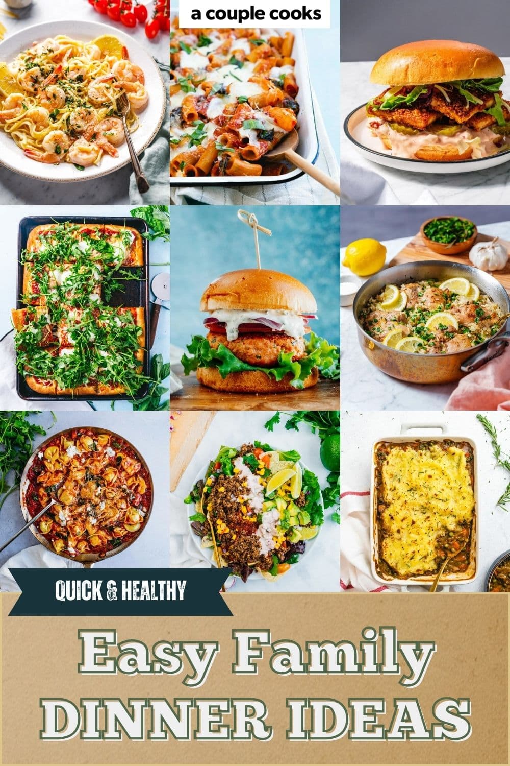 30 Easy Family Dinner Ideas (Tested & Approved) – A Couple Cooks