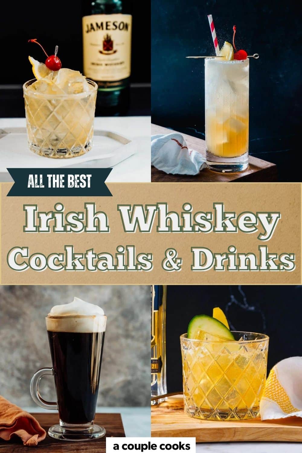 10 Irish Whiskey Cocktails & Jameson Drinks – A Couple Cooks