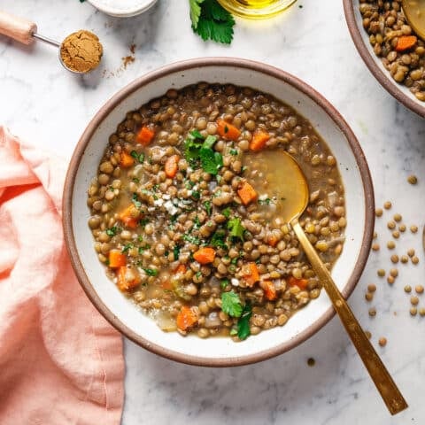 Easy Lentil Soup (7 Ingredients) – A Couple Cooks