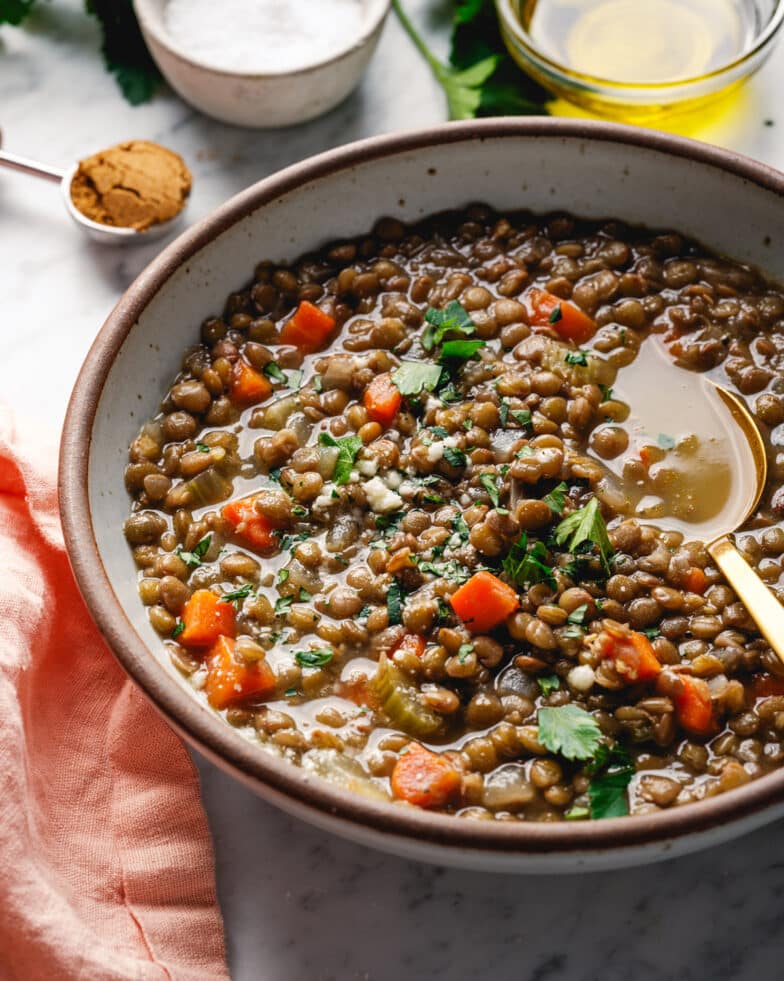 Easy Lentil Soup (7 Ingredients) – A Couple Cooks