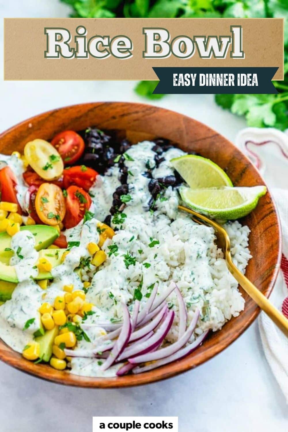 Easy Rice Bowl – A Couple Cooks
