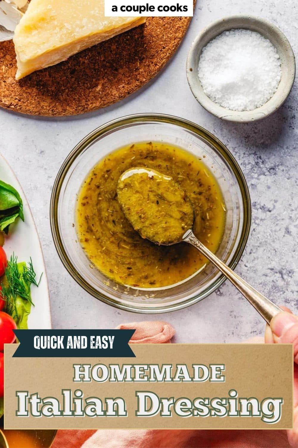 Homemade Italian Dressing – A Couple Cooks