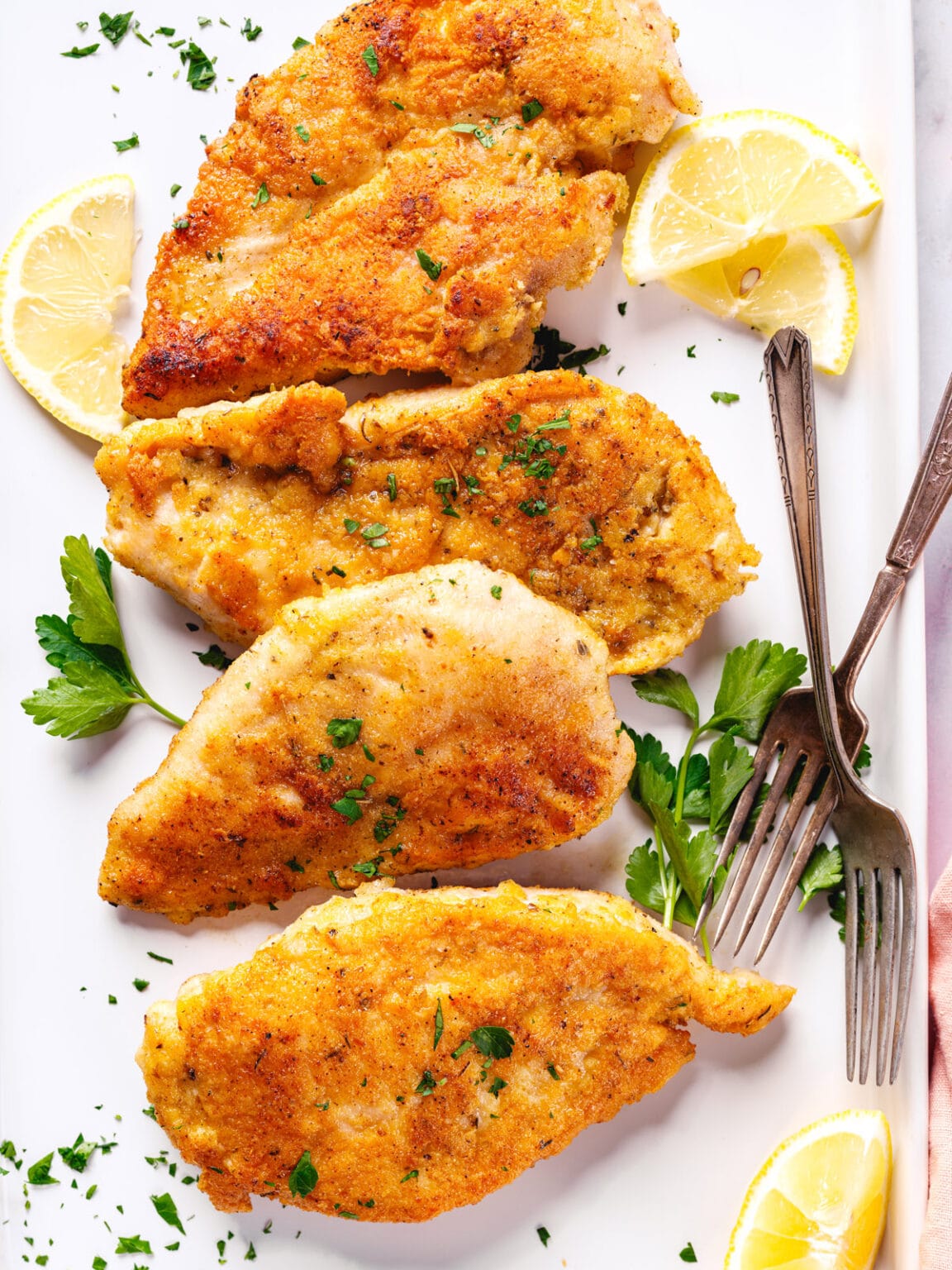Parmesan Crusted Chicken – A Couple Cooks