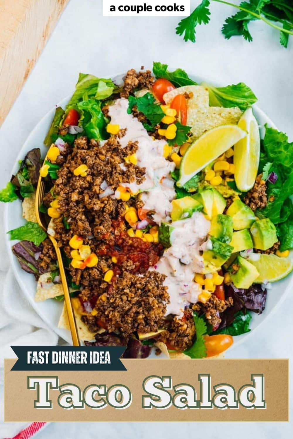 Ultimate Taco Salad – A Couple Cooks