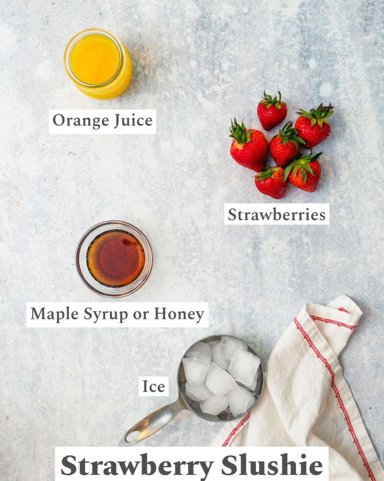 Strawberry Slushie – A Couple Cooks