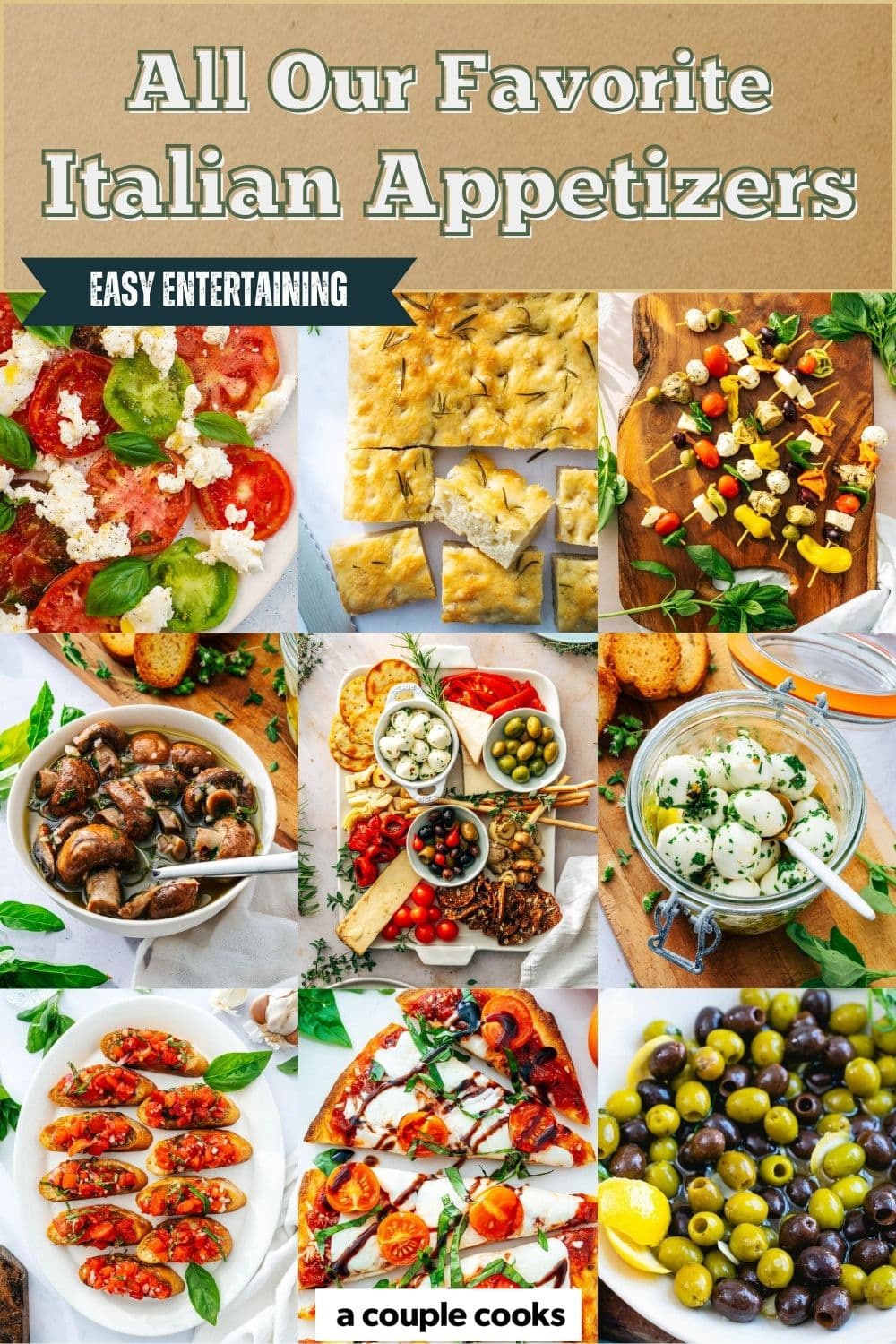 20 Great Italian Appetizers – A Couple Cooks