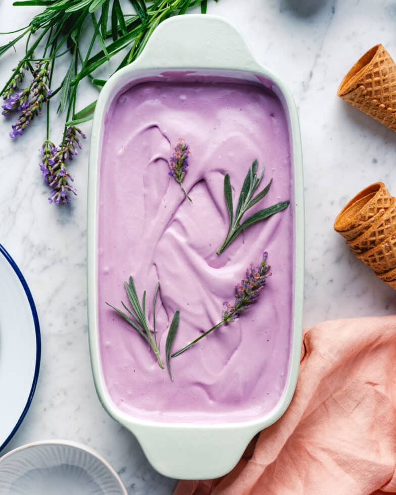 Lavender Ice Cream – A Couple Cooks