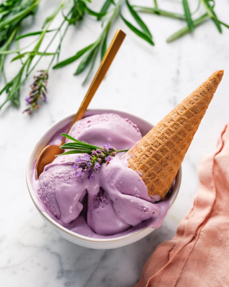 Lavender Ice Cream – A Couple Cooks