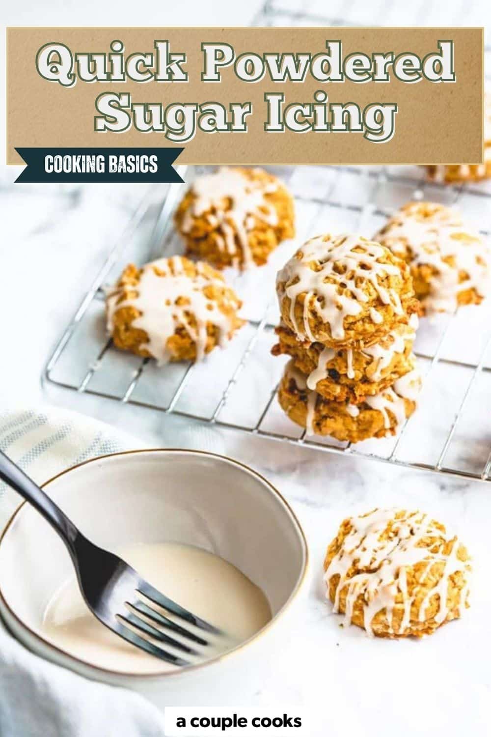 Powdered Sugar Icing – A Couple Cooks