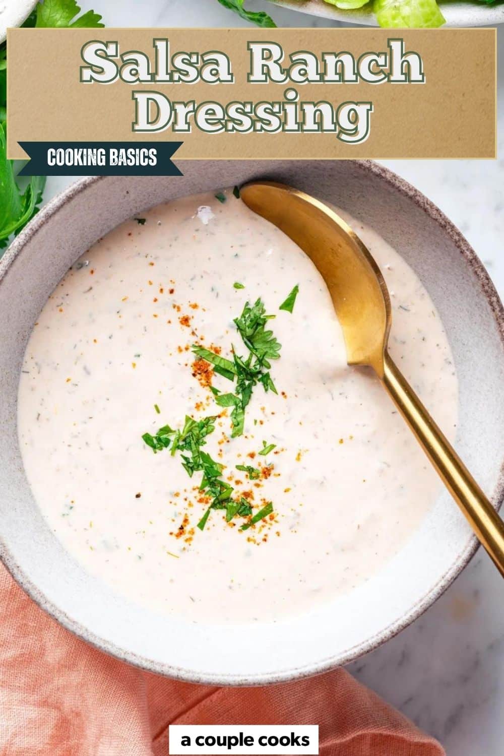 Salsa Ranch Dressing – A Couple Cooks