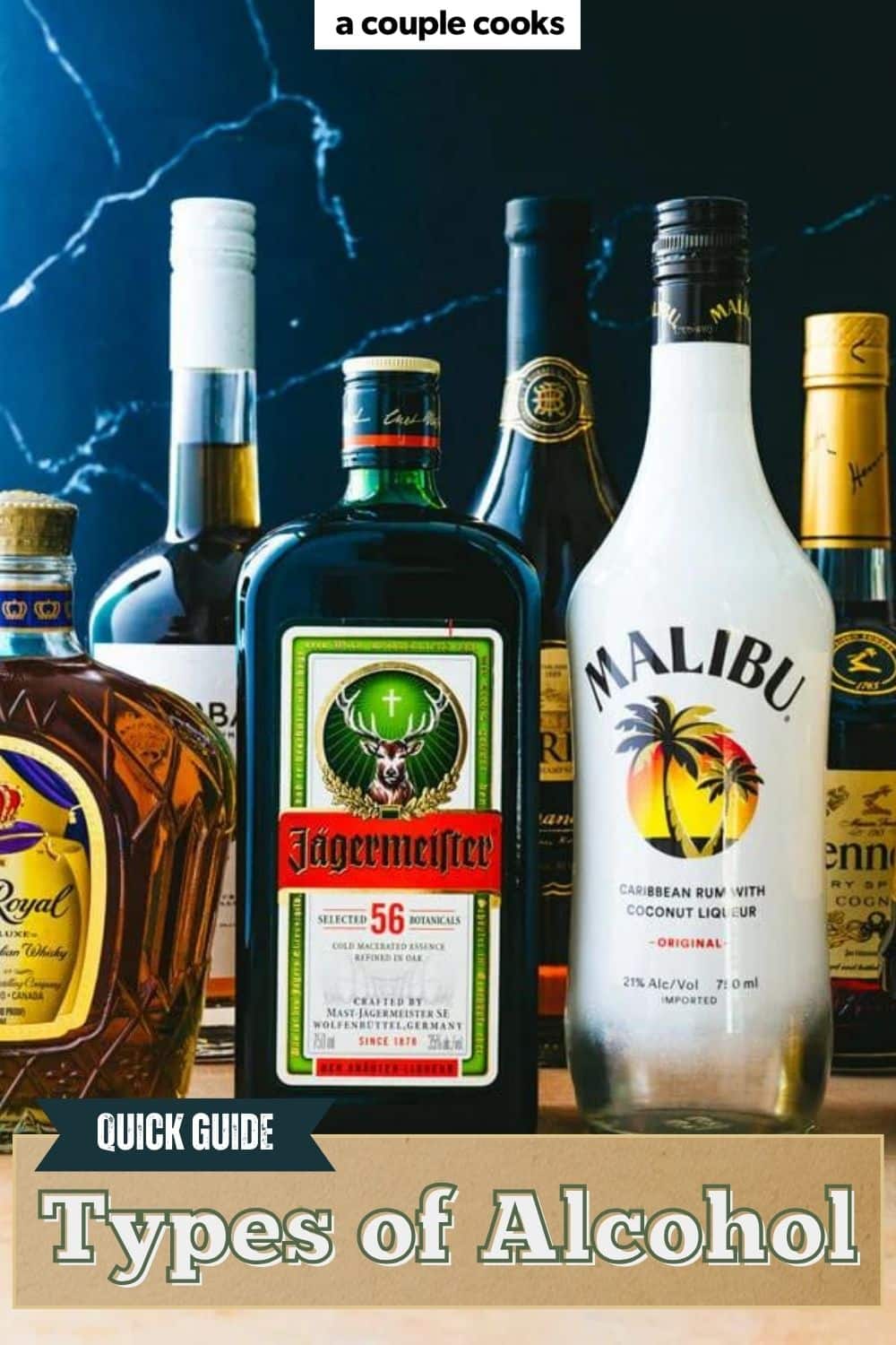 Types of Alcohol & Liquor Names – A Couple Cooks