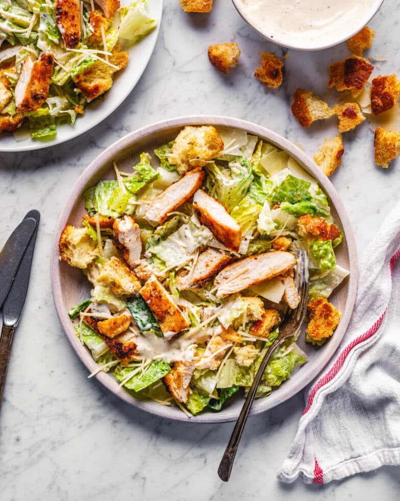 Chicken Caesar Salad – A Couple Cooks