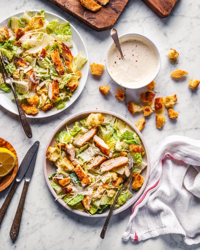 Chicken Caesar Salad – A Couple Cooks