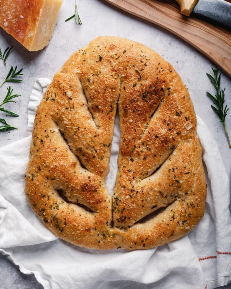 Fougasse Bread (French Flatbread!)