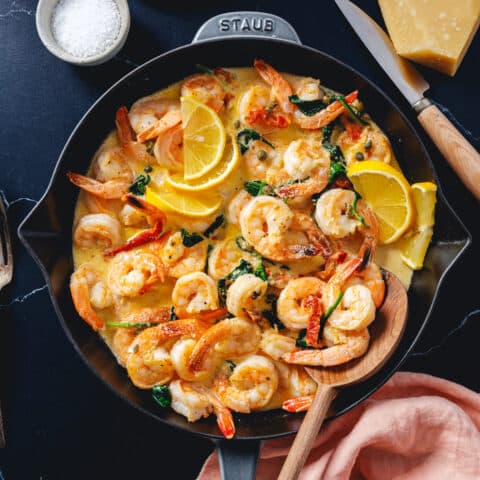 Tuscan Shrimp – A Couple Cooks