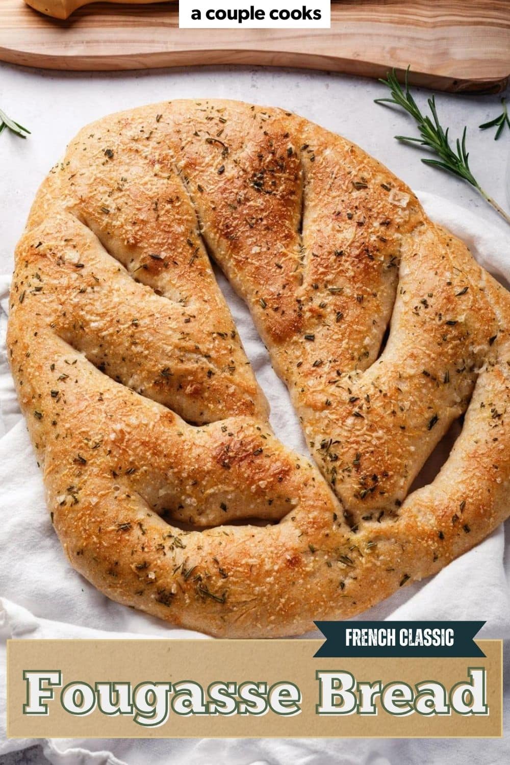 Fougasse Bread (French Flatbread!)