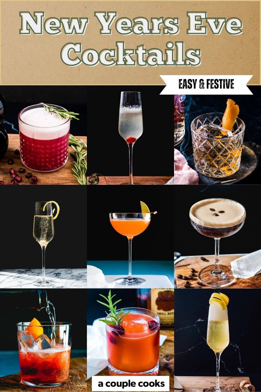 30 New Years Eve Drinks & Cocktails to Ring in 2026