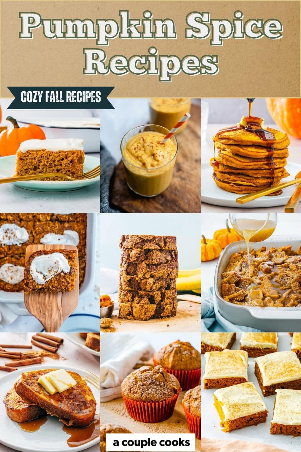 12 Cozy Pumpkin Spice Recipes – A Couple Cooks