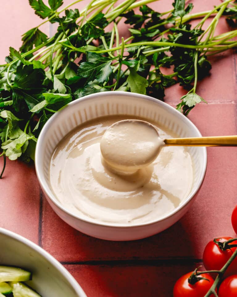 Hummus Dressing – A Couple Cooks