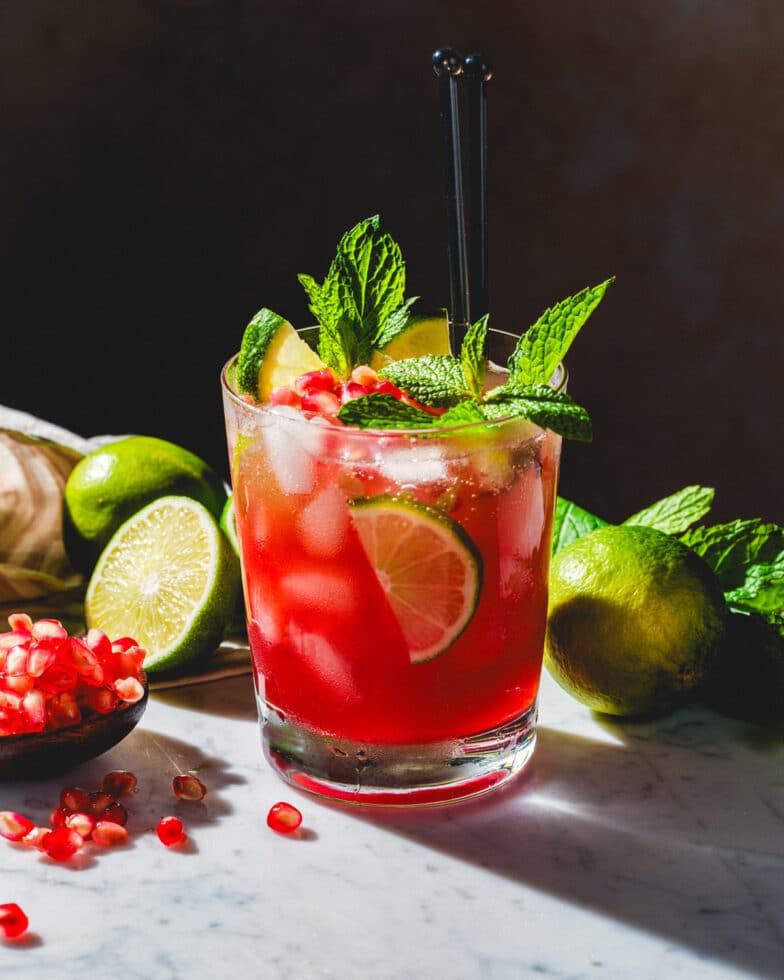 Pomegranate Mojito – A Couple Cooks