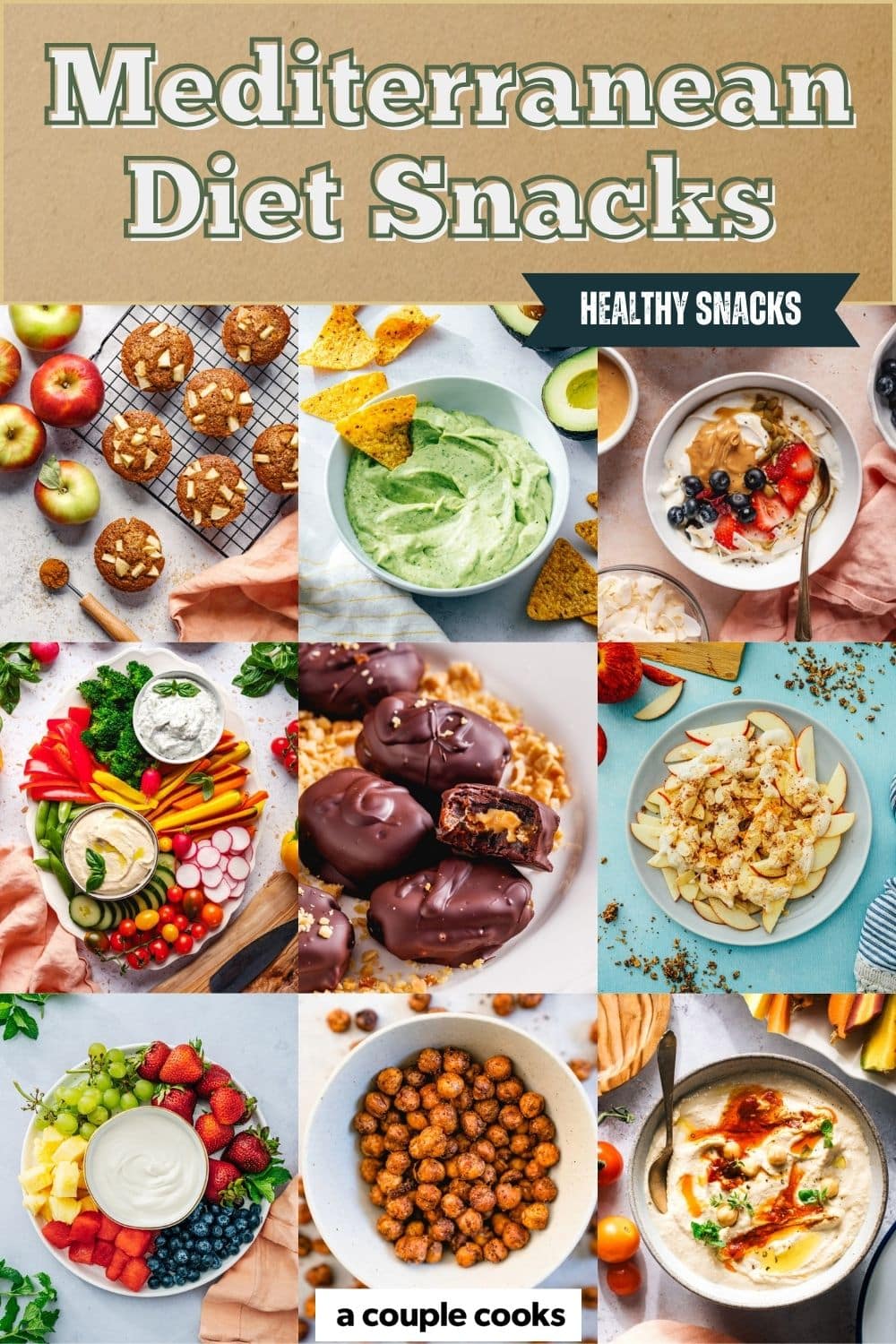 30 Mediterranean Diet Snacks – A Couple Cooks