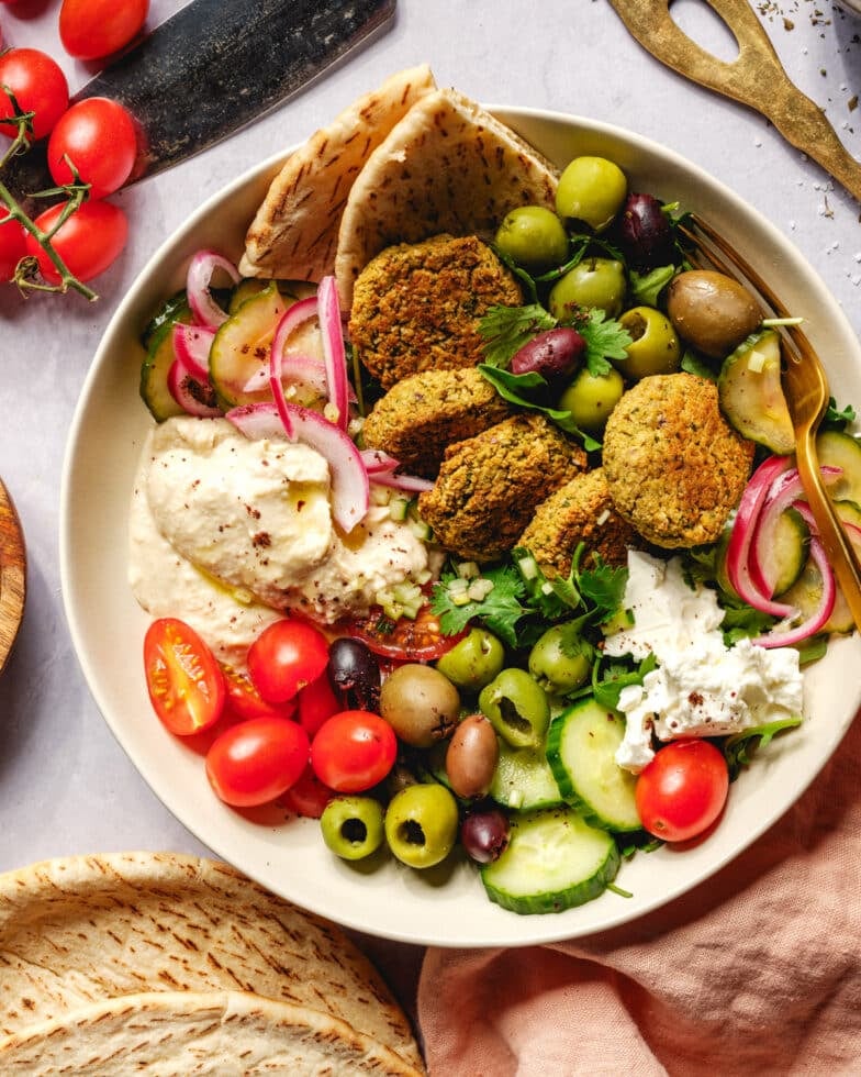 Easy Falafel Bowl – A Couple Cooks