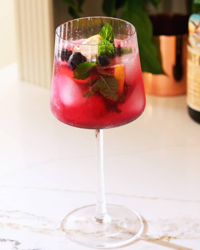 Lemon Blueberry Mocktail – A Couple Cooks - ketomealplanfans