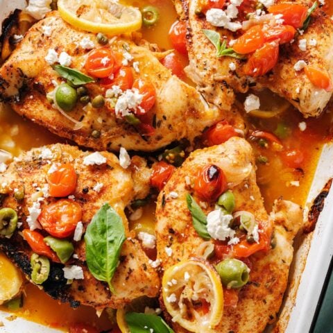 Mediterranean Chicken – A Couple Cooks