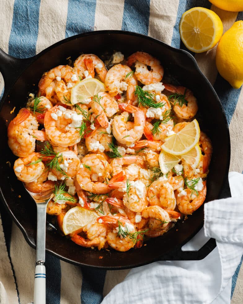 Easy Mediterranean Shrimp – A Couple Cooks