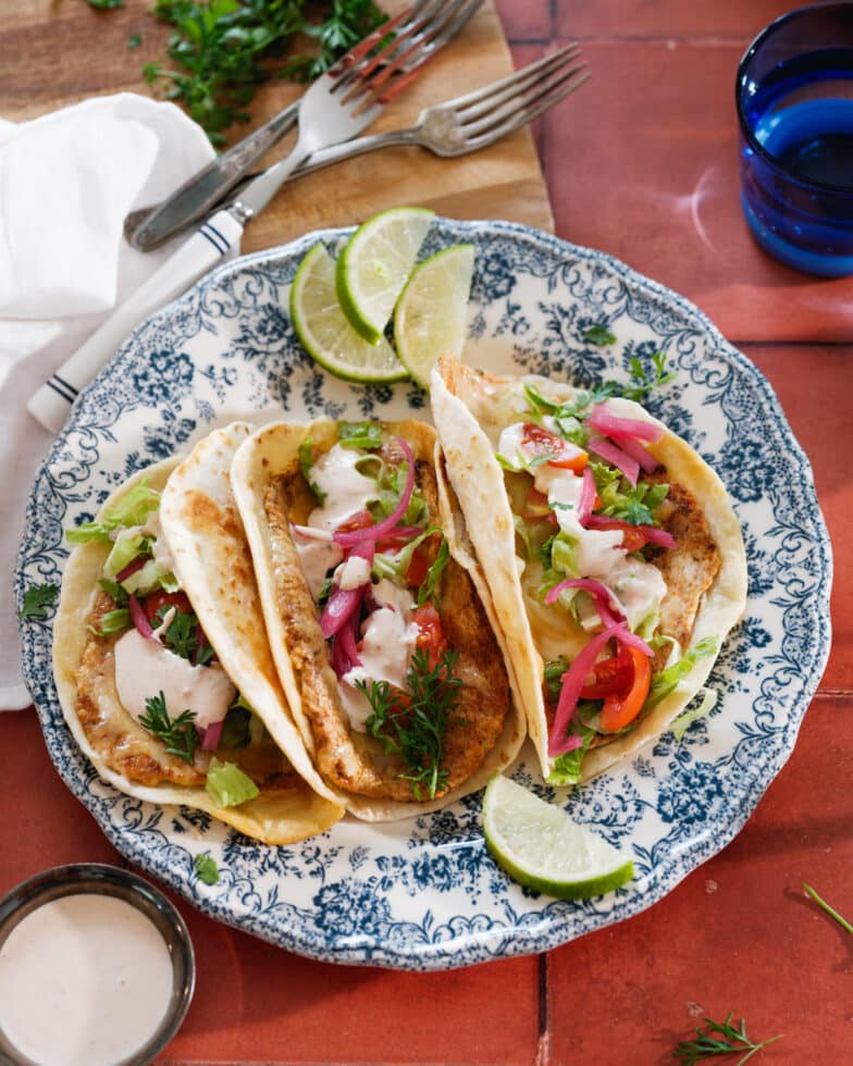 Smash Burger Chicken Tacos – A Couple Cooks